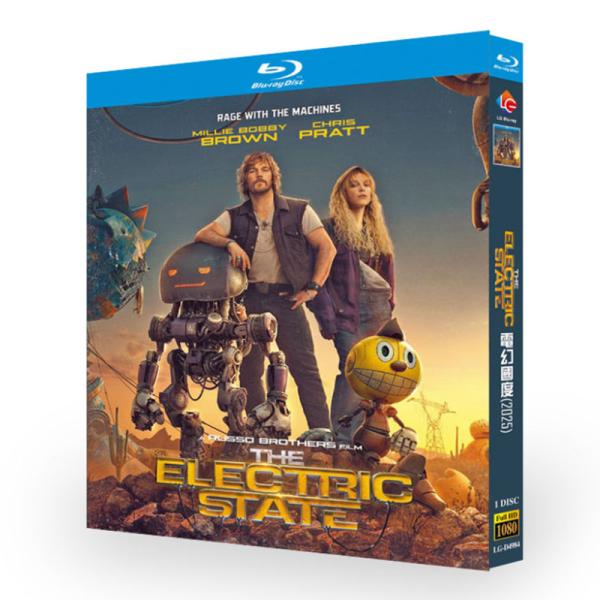 邦題：エレクトリック・ステイト英題：The Electric Stateあらすじ：1990年代、人間とロボットの戦争後の世界。孤児の少女ミシェルは、死んだと思っていた天才的な弟クリストファーの意識が宿る黄色いロボット「コスモ」と出会う。弟の...