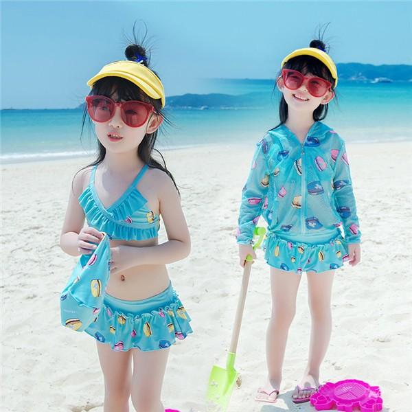 [ 商品名 ]子供 水着 女の子 韓国風 3点セット キッズ水着 キャップ付き 速乾 温泉 ジュニア ガールズ こども用 df455c0[ セット内容 ]ビキニ/トップス「記載のないアクセサリー、小物等は付属しません」[ カラー ]写真をご...