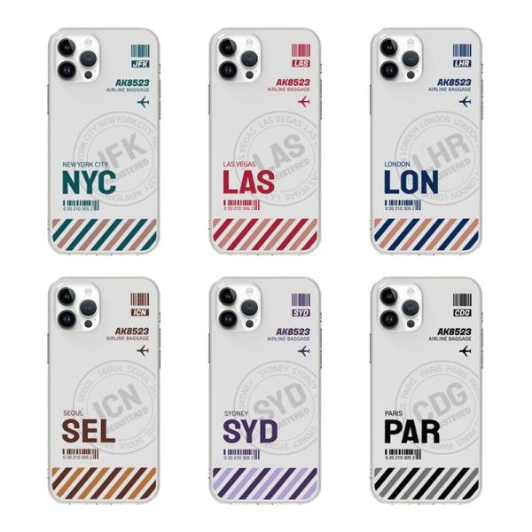 【商品名】AS LUGGAGE TAG Clear Jelly iPhone ケース カバー スマホ ケース【対応機種】iPhone 14iPhone 14 PlusiPhone 14 ProiPhone 14 Pro Max【材質】TPU...