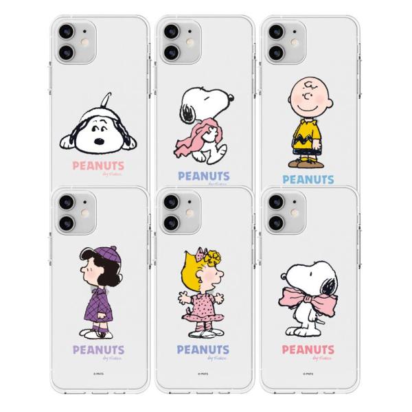 【商品名】ピーナッツ スヌーピー エブリデー iPhone Galaxy 透明ゼリー ケース カバー スマホケース PEANUTS SNOOPY EVERYDAY Clear Jelly Case Cover【対応機種】iPhone 17 ...