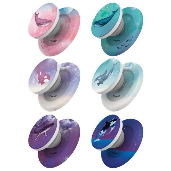 【商品名】ドルフィンパラダイス Magsafe 対応 スマホスタンド 強力磁石仕様 かわいい スマホグリップ グリップホルダー スマホリング シンプル スタンド ホルダー 落下防止 携帯スタンド スマホ グリップスタンド マグセーフ対応 D...