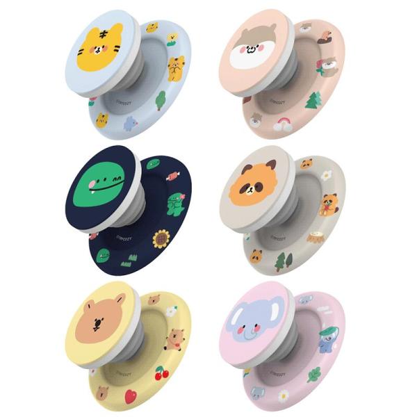 【商品名】動物花フレーム Magsafe 対応 スマホスタンド 強力磁石仕様 かわいい スマホグリップ グリップホルダー スマホリング シンプル スタンド ホルダー 落下防止 携帯スタンド スマホ グリップスタンド マグセーフ対応 ANIM...