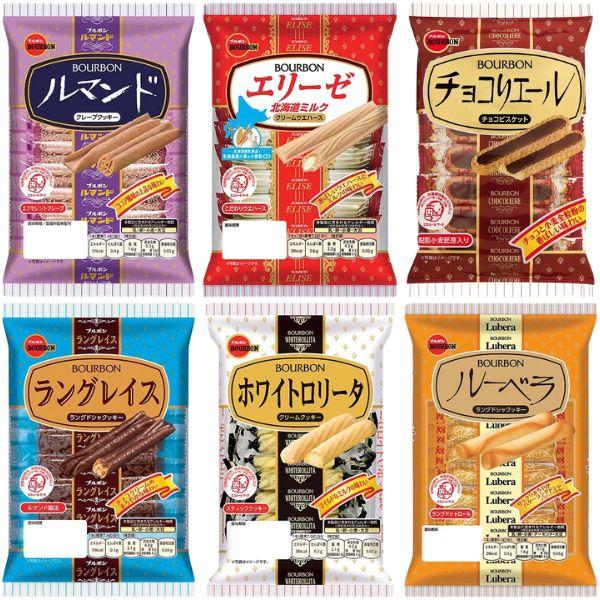商品説明ブルボンの人気お菓子6種類を楽しめるアソートセット。ルマンド、ルーベラ、ホワイトロリータ、ラングレイス、エリーゼ、チョコリエール入りで、さまざまな味や食感を楽しめます。おやつや間食、来客用にもぴったりの食べ比べセットです。商品詳細商...