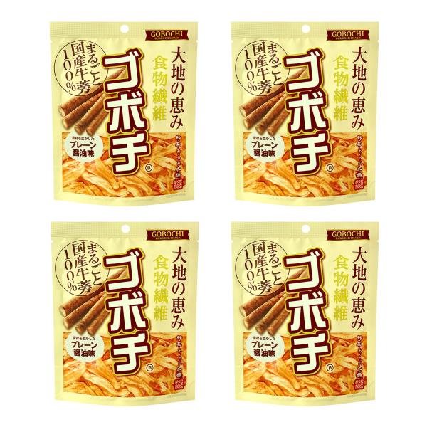ゴボチ プレーン醤油味 4袋（ごぼうチップス）国産ごぼうを使用したカリカリ食感のごぼうチップスです。香ばしい醤油味で、おやつやおつまみに最適。個包装4袋入りで手軽に楽しめます。商品名 ゴボチ プレーン醤油味内容量 1袋20g × 4袋原材料...
