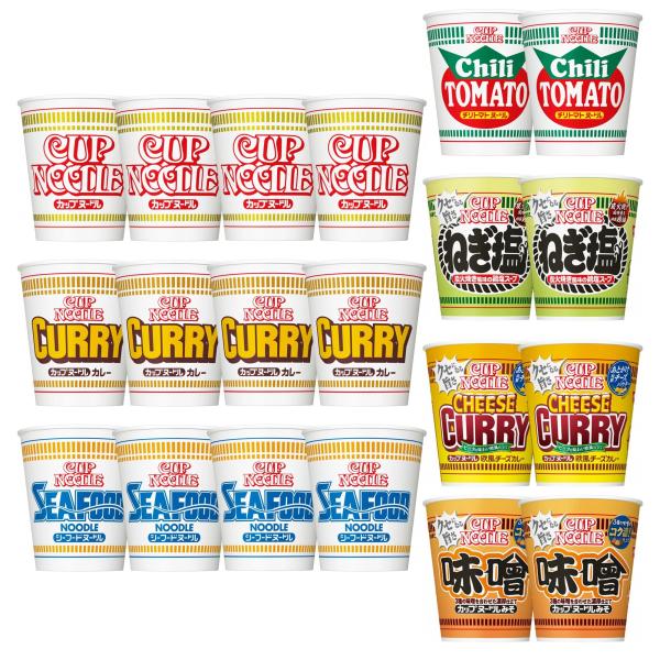 商品紹介カップヌードルの定番7種類が合計20個入ったバラエティセット。カップヌードルシリーズは、「カップヌードル」「カレー」「シーフード」「チリトマト」のおなじみ4フレーバーに加え、「味噌」「しお」「欧風チーズカレー」の3フレーバーを合わせ...