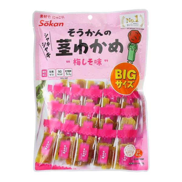 壮関 茎わかめ梅しそ味 BIGサイズ 217g 梅としそで味付けしたわかめの茎を手軽に楽しめる大容量おつまみ特徴 わかめの茎を伯方の塩と紀州南高梅酢で味付け梅しそ味でさっぱりと食べやすいBIGサイズ217gでおつまみや保存食として便利原材料...