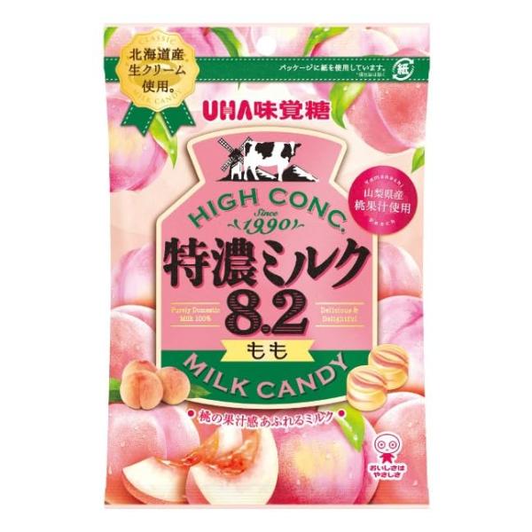 ◆ 商品情報【商品名】UHA味覚糖 特濃ミルク8.2 もも【内容量】70g × 4個◆ 注意事項・商品のリニューアル等により、内容量の変更や掲載画像と異なる場合がございます。・ご購入・お召し上がりの際は、必ずお手元の商品をご確認ください。・...