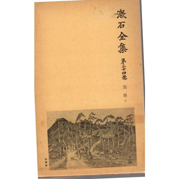 夏目漱石 (著)　岩波書店単行本　新書版サイズ 　全集1980/4/4   5刷ヒヤケ、シミ等の汚れや傷みがあります。