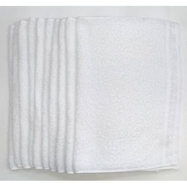 ＊実店舗販売もしている為、売り違いでお届け設定日が2〜3日遅れる場合もございます。ご了承ください。１０枚組 白おしぼり 薄手サイズ：約３０×４４cmカラー：ホワイト素材：綿100%重量：約34ｇ （100匁）薄手生産:日本製