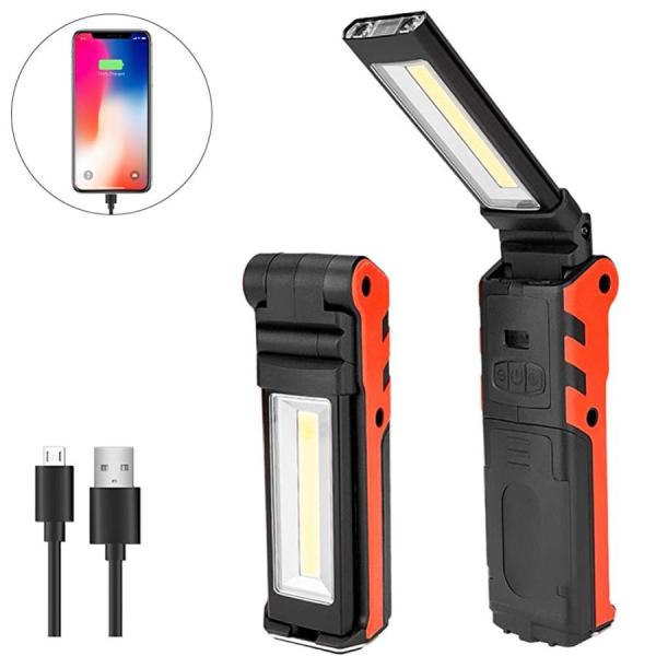 380~400LMのサイドライトはCOBで手元を照らすワークライトとして機能的に十分で、240LMのヘッドライトは懐中電灯のようなスポットライトにもなります。底部磁石は安定で強力な吸着能力を持って色んな場所で大活躍。 隙間も照らせるハンディ...