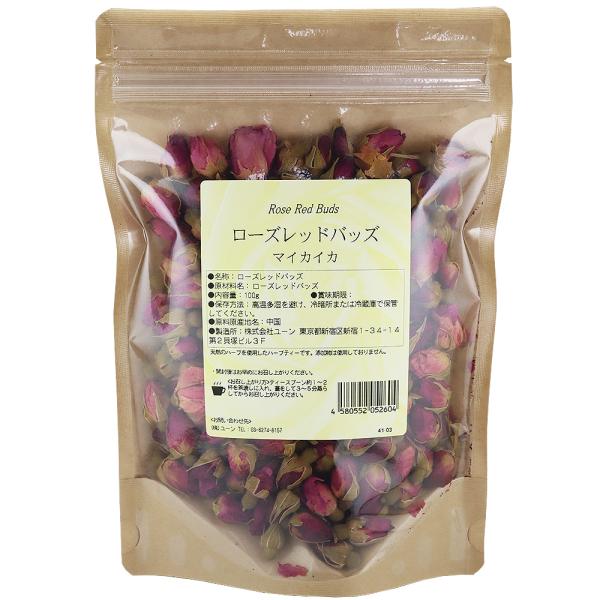 ローズレッドのつぼみローズレッドには、ペタル（花びら）とバッズ（つぼみ）があります。どちらもティーに浮かべると上品でリッチな時間を演出してくれますので、おもてなしには最適です。 気分によってペタルとバッズを使い分けてみると良いでしょう。ハー...