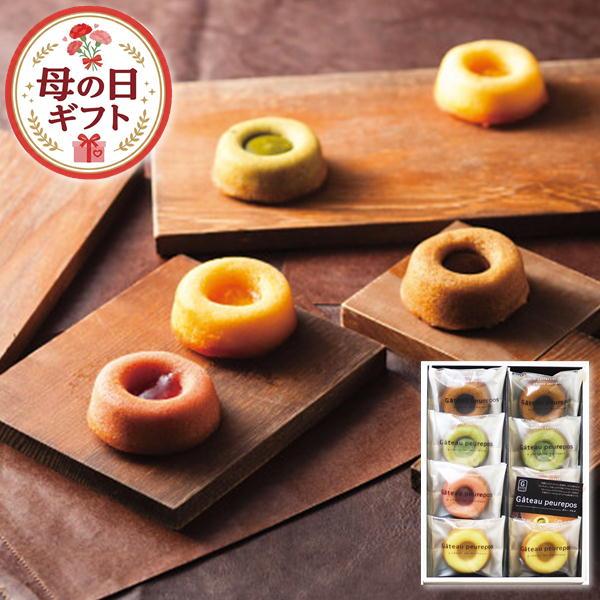 【発売日：2026年05月07日】お母さんへ「ありがとう」を贈る、母の日限定のスイーツギフト。しっとり食感が人気のプチケーキ「ガトープルポ」を、カフェモカ・抹茶・いちご・レモンの4種類で詰め合わせました。カラフルで見た目も華やか。ひとつずつ...