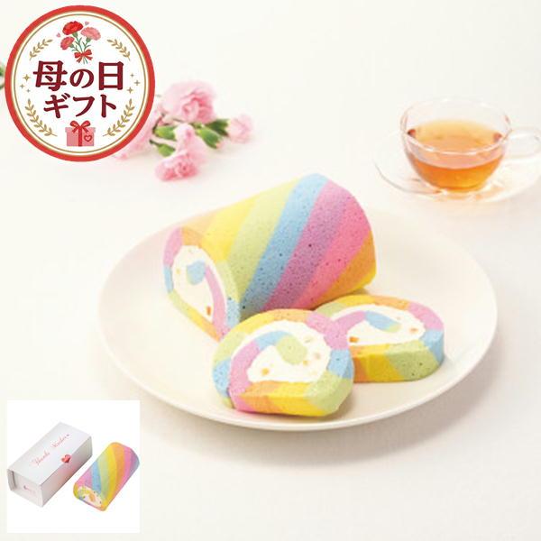 【発売日：2026年05月06日】母の日の贈り物にぴったりの、華やかで写真映えする「新杵堂 レインボーロール」。ふんわりスポンジと軽やかなクリームを、鮮やかなレインボーカラーで巻き上げた人気スイーツです。カットするたびに虹色の層が現れ、テー...