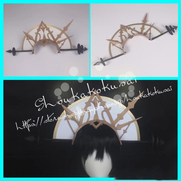 ●本商品は新品です。◆材質：PVC◆頭飾り：55*25cm◆サイズ：cm 写真参照(誤差ご多少ございます）アイテム説明：道具については、道具の製作担当者が製作しており、全てのところは、細心を払って切断したり、磨いたり、色塗りをしたりしており...