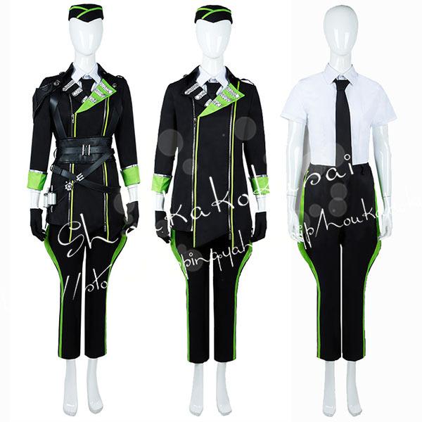 ●本商品は新品です。◆衣装セット内容：コート+帽子+シャツ+手袋+ズボン+ネクタイ+ベルト+腰飾り+帯封（写真参照）※別途購入付属品：衣装をご購入お客様に限り：ウィッグ、cos靴でご提供致します。◆衣装サイズ：cm(誤差ご多少ございます)写...