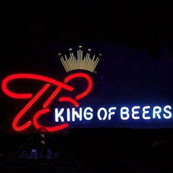 ・本物のガラス管を使用した高品質ネオンサイン。LEDにはない柔らかく奥行きのある光で、空間を高級感と迫力ある雰囲気に演出します。・「KING OF BEERS」の文字と王冠を組み合わせた存在感抜群のデザイン。ビールブランドの象徴として、店舗...