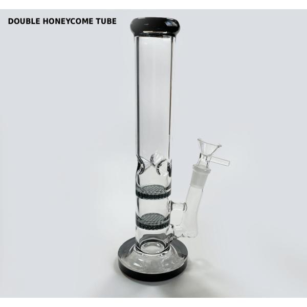 ■流行のハニカム タイプ パーコレーターを内蔵したボング、しかもハニカムは2層 もちろんアイスストッパーも装備し クラッシュアイスを使用したクールダウンもOK ブルー、ブラック、グリーンのカラーバリエーション サイズは約10インチと使いやす...