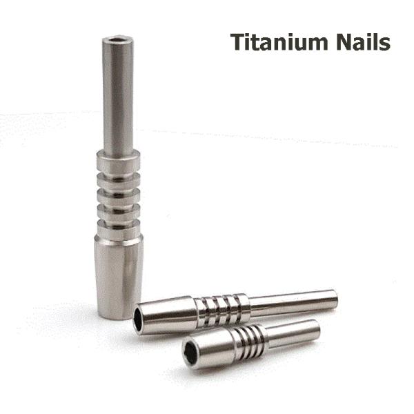 ワックス用ドームレス・チタンネイルです。■スペック■サイズ：画像参照テーパー直径：上14ｍｍ下12ｍｍ■素材：チタニウム■画像には複数個表示されていますが1個の価格です