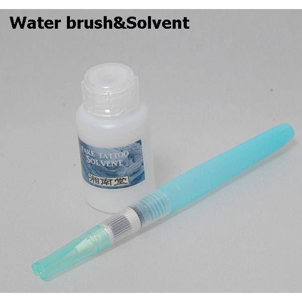 着色した部分をボカシたり消したりするのに便利なボカシペンです。フェルトペンの先端がフェルト製の筆になっており狭小部分や広い部分に対応！SOLVENT(溶剤）30ｍｌ付ですから、溶剤が無くなったら詰め替え、何度でも使えます。1回の充填で10ｍ...