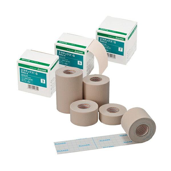 綿100%強撚糸の優れた弾力性により、強い圧迫固定が可能です。 強い固定力を保ちながら剥離刺激を抑えた低粘着力設計です。 肌にやさしいアクリル系粘着剤を使用、糊残りも大幅に低減しました。