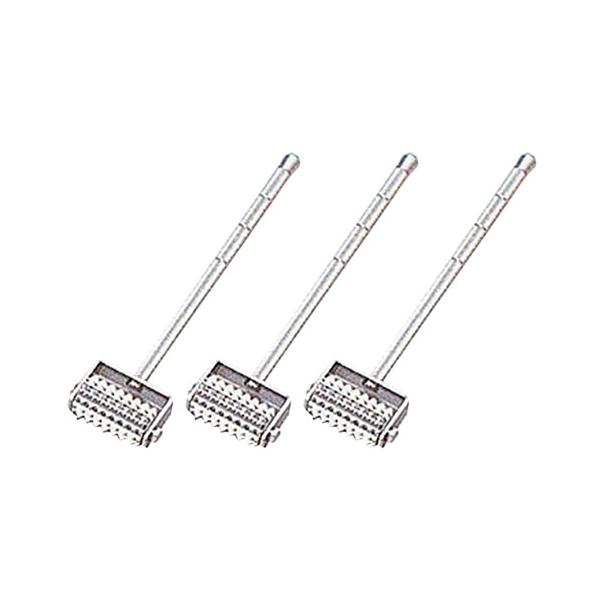 125(長さ)X24(巾)XΦ14mm● ローラー鍼とは接触鍼のひとつで、ギザギザが特徴の鍼。● ギザギザのローラー部分を患部に転がすことにより、刺激を加えます。● 刺さない鍼で、刺激がマイルドなのが特徴の鍼です。● 患部の肌の状態を確認し...