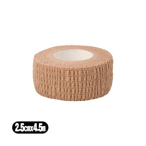 ・包帯同士の自着性によりズレやゆるみがなく、関節部や頭部など巻きにくい部位でもしっかり固定します。 ・皮膚・毛髪には付着しないため剥離刺激がありません。 ・ウェーブ構造で適度な伸縮性と軽度の圧迫圧があります。