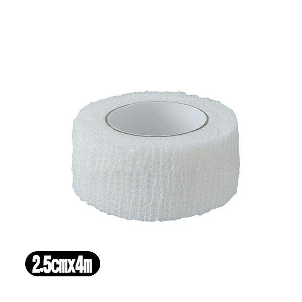 ・包帯同士の自着性によりズレやゆるみがなく、関節部や頭部など巻きにくい部位でもしっかり固定します。 ・皮膚・毛髪には付着しないため剥離刺激がありません。 ・織構造の伸縮糸による優れた伸縮性があります。