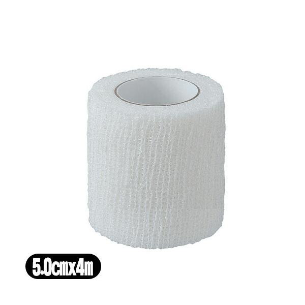 ・包帯同士の自着性によりズレやゆるみがなく、関節部や頭部など巻きにくい部位でもしっかり固定します。 ・皮膚・毛髪には付着しないため剥離刺激がありません。 ・織構造の伸縮糸による優れた伸縮性があります。