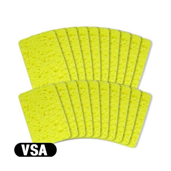 優れた吸水性と優しい肌触りの、植物性セルローススポンジを使用しています。