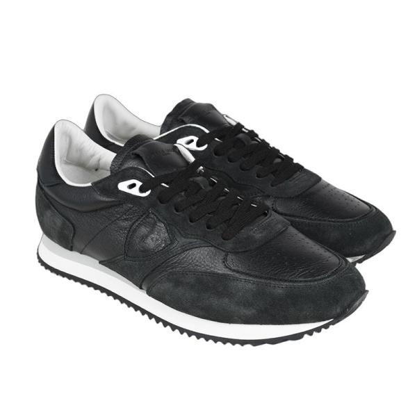 [ブランド]PHILIPPE MODEL PARIS フィリップモデル[品番]BVLU VD05モデル メンズ(BLVILLE LOW)[カラー]ブラック[素材]スエード/レザー[生産国]ITALY[付属品]BOX　収納袋[サイズ]■40サ...