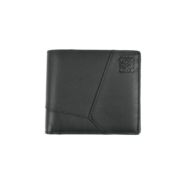 [ブランド]LOEWE ロエベ[素材]クラシックカーフ[製造国]SPAIN[カラー]ブラック [品番]C510501X14 1100 モデル[付属品]布袋　ケアガイド　タグ[サイズ]縦10×横11×マチ2cm　カード収納×4ポケット×1ボタ...
