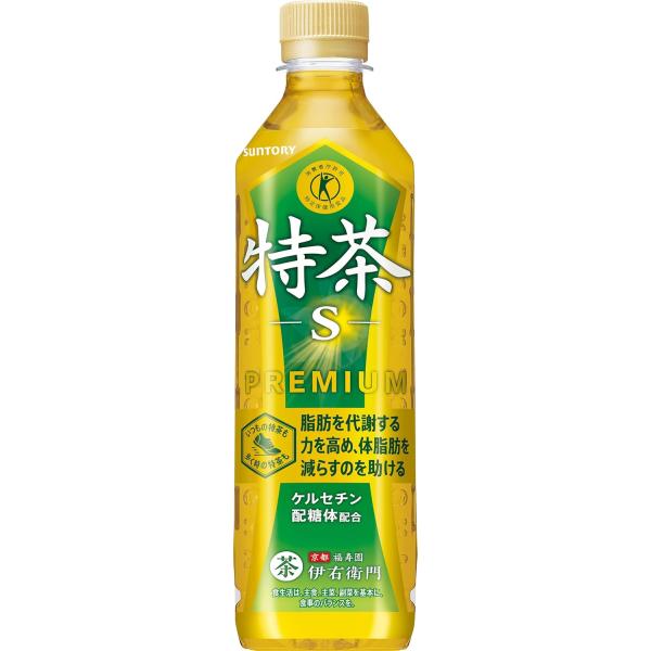 【発売日：2026年03月19日】サントリー 伊右衛門 特茶 トクホ 500ml 24本 1ケース お茶 特定保健用食品 「玉露」や「釜炒り茶葉」を使用し、トクホ飲料 でありながらも、緑茶の上質な味わいを実現することで、毎日飲み飽きない味わ...