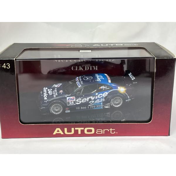 AUTOart 1/43 60139 Mercedes Benz CLK DTM 2001 #24　DAVID SAELENS