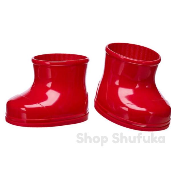 ☆ビルドアベアのぬいぐるみ用長靴、可愛らしい赤色です☆☆新品正規品です☆☆ビルドアベアの商品は日本では販売されておりません。アメリカ限定の商品です。Sサイズのシェリーメイ、ダッフィーの足などにもぴったり合います☆＊アメリカ製品ですので製造工...