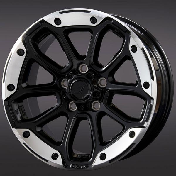カラー：　DMC/GLOSS BLACKサイズ：　16×7.5J inset33PCD：　5H-114.3HUB:Φ73.1取付座：　60°テーパー設定車種：　D:5、RAV4等※ハリアー、エクストレイル（7人乗り）除く特記事項JWL,VI...