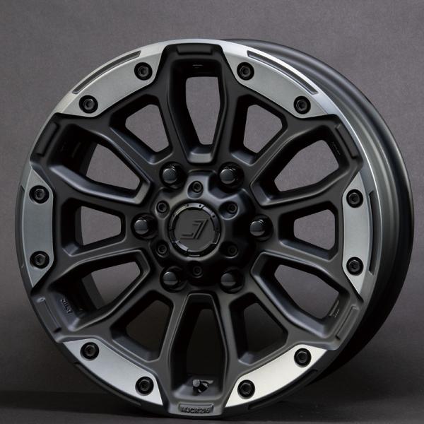16ｘ6.5Ｊサイズで究極にコンケイブとディテールを追求したハイエース専用デザイン。カラーは、リムエンドのみ切削＆マットスモーククリア処理を施したフラットブラック/TMCカラー：　FLAT BLACK/TMCサイズ：　16×6.5J ins...