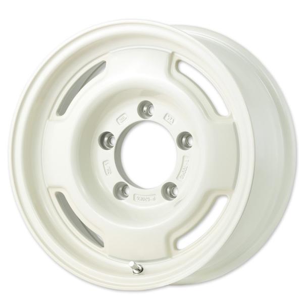 ※1本の価格です　コットンホワイトLJやSJジムニーが装着していたスチールホイールを彷彿とさせるレトロデザインのアルミホイール。オールドジムニーから現行型まで、ノーマル車両からカスタム車両まで、幅広くお楽しみいただけます。普通車ジムニー用の...