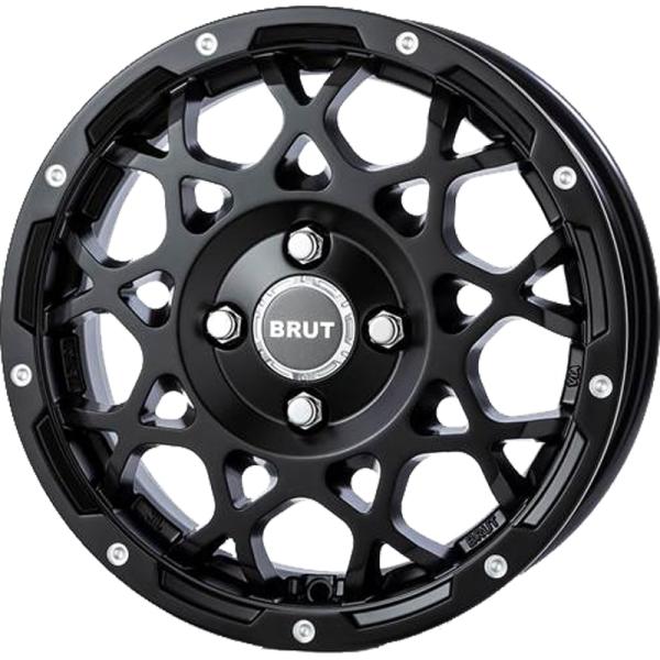 個性を重視する。都会派もOFF-Road派も。BR-55Milled SatinBlackミルドサティンブラック 6.5J×16  35  5/114.3  73.1  JWL付属品：エアバルブ・センターキャップ