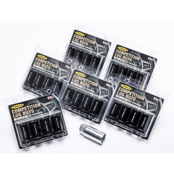 コンペティションラグナットコンペティションラグナットはSCM435鍛造。SCM435とはクロムモリブデン鋼の一種です。クロムモリブデン鋼は、鋼材のなかでも特に粘り強さがあり、ねじれに強い特徴があります。また、仕上がりの美しさも特徴です。4x...