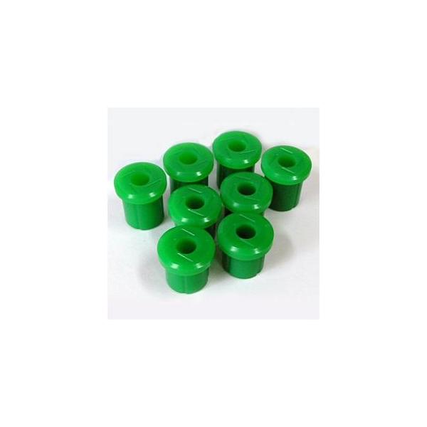 ランクルHZJ71・74・76用。グリス注入可能なウレタンブッシュ。グリス溜りが良いスリット入り。カラーはグリーン。●ウレタン製。●価格は1台分(8個)の価格となります。　