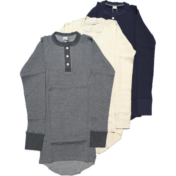 ENTRY SG / エントリーエスジーの定番Tシャツです。着心地抜群のワッフルロングスリーブTシャツ(FLANGER)です。人気のヘンリーネック仕様。レイヤードで着ても一枚で着ても格好良い便利な逸品。身頃、アームホールはタイトフィットで伸...