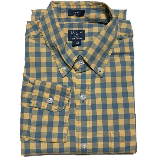 J.クルーのLA買い付け商品です。何枚も欲しくなるジェイクルーの定番、長袖ボタンダウンシャツです【SLIM】ポケット付き。ウォッシュ加工により良い雰囲気に仕上がってます。オールシーズンで着用できるサラッとした素材。吸収性も良く、快適な肌触り...