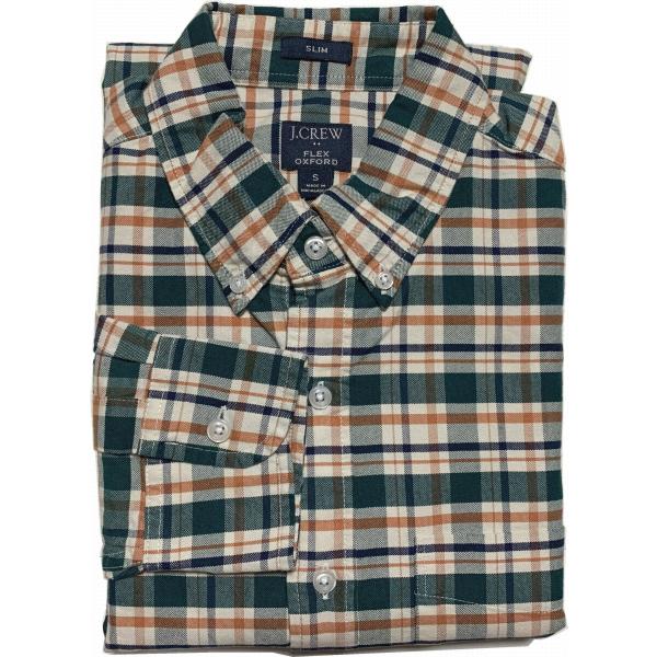 J.クルーのLA買い付け商品です。何枚も欲しくなるジェイクルーの定番、長袖ボタンダウンシャツです【SLIM】ポケット付き。ウォッシュ加工により良い雰囲気に仕上がってます。オールシーズンで着用できるサラッとしたオックスフォード素材。吸収性も良...