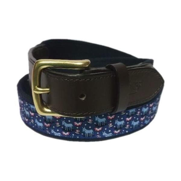 日本未発売ブランド、"vineyard vines(ヴィニヤードヴァインズ)"のレザー×キャンバス製リボンベルトです。トラッドな感じが８０年代っぽくてお洒落です。今旬なプレッピーなパンツのアクセントにGOODです！●『色』...ブラウン/ネ...