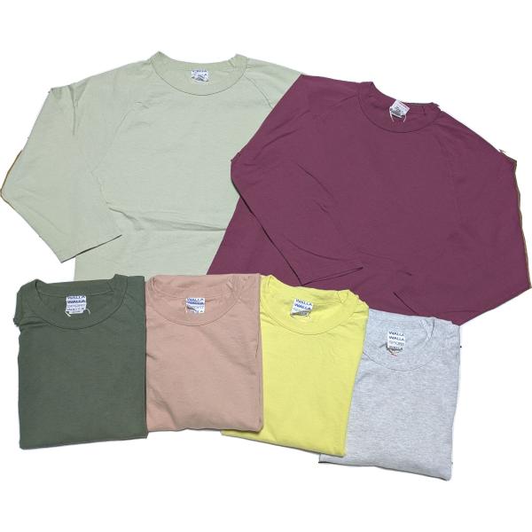 WALLA WALLA SPORTを代表する定番商品と言っても過言ではない7分丈のベースボールTEE。アメリカンアスレチックウェアといえばのディテールである丸胴使いのデザインと裾のラウンドカット、ラグランスリーブ、ネックのバインディングが特...