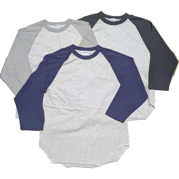 WALLA WALLA SPORTを代表するプロダクトと言っても過言ではない7分丈のベースボールTEE。先染めした２TONEが数年の時を経て、復活しました。アメリカンアスレチックウェアといえばこのディテール！丸胴使いのデザインと裾のラウンド...