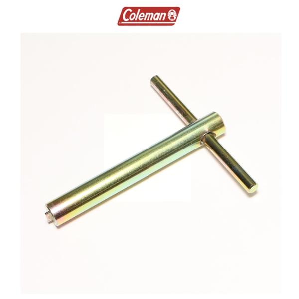 コールマンガソリン器具のポンピング部分奥【チェックバルブ（逆止弁）】を取付・取り外す際に必要な、専用工具です。ポンピングが固い、ポンプしたあとノブが戻ってくる　などポンプノブの穴より燃料が逆流する症状には【チェックバルブ（逆流弁）＆エアース...