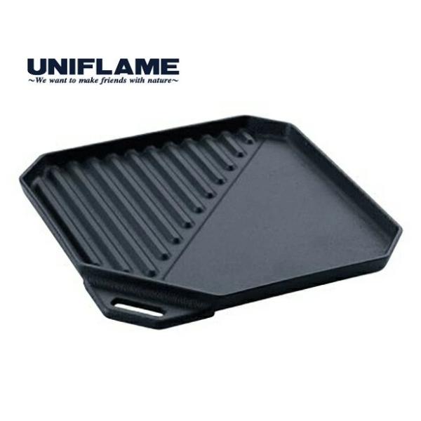 鋳鉄で作った日本製グリル鉄板リブとフラットがコンビになった一体型で、アウトドア料理の幅を広げます。フチの立ち上がりにより、熱源に油が落ちないため、炎や煙があがりにくい仕様。※輻射熱でボンベが過熱されると爆発の恐れがありますので、　US-70...