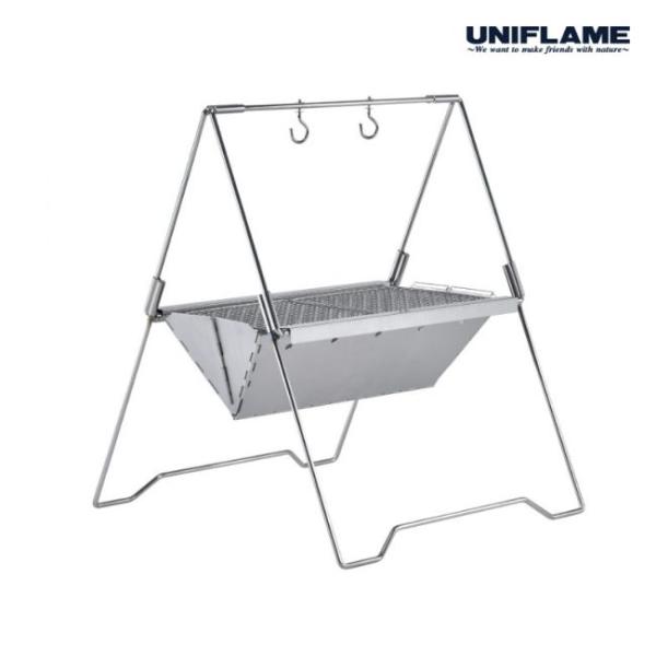 コンパクトながらも薪が1本入るサイズのsolo向け焚き火台市販の薪（35〜40cm程度）を使用するのにちょうどよいサイズ。サイズ使用時：（ワイヤー）約46×50×55（高さ）cm　　　　（炉）約45×26.5×14（高さ）cm収納時：約46...