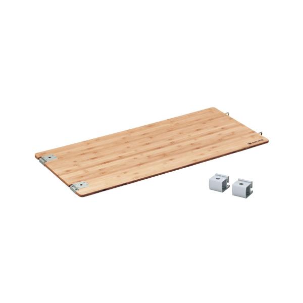 IGTに連結できるロングサイズの竹製テーブルです。長さ1096mmの広い天板で、調理や作業スペースを大きく確保できます。竹集成材の天板は見た目が良く、耐久性も高い素材です。ジョイントパーツでテーブル同士を接続でき、レイアウトの自由度が高い作...